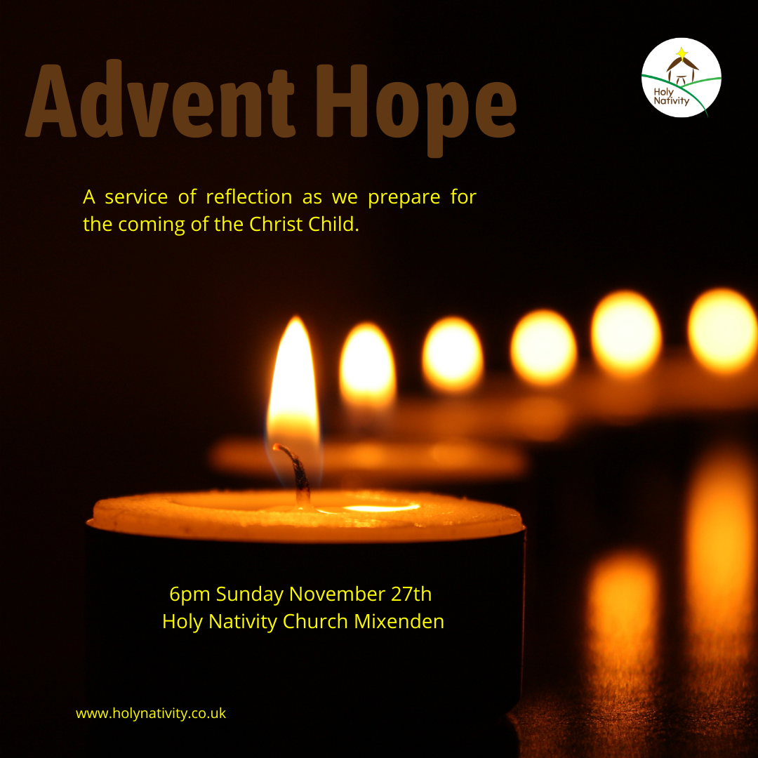 Advent Hope - Time to prepare when there's no time to prepare - Holy ...