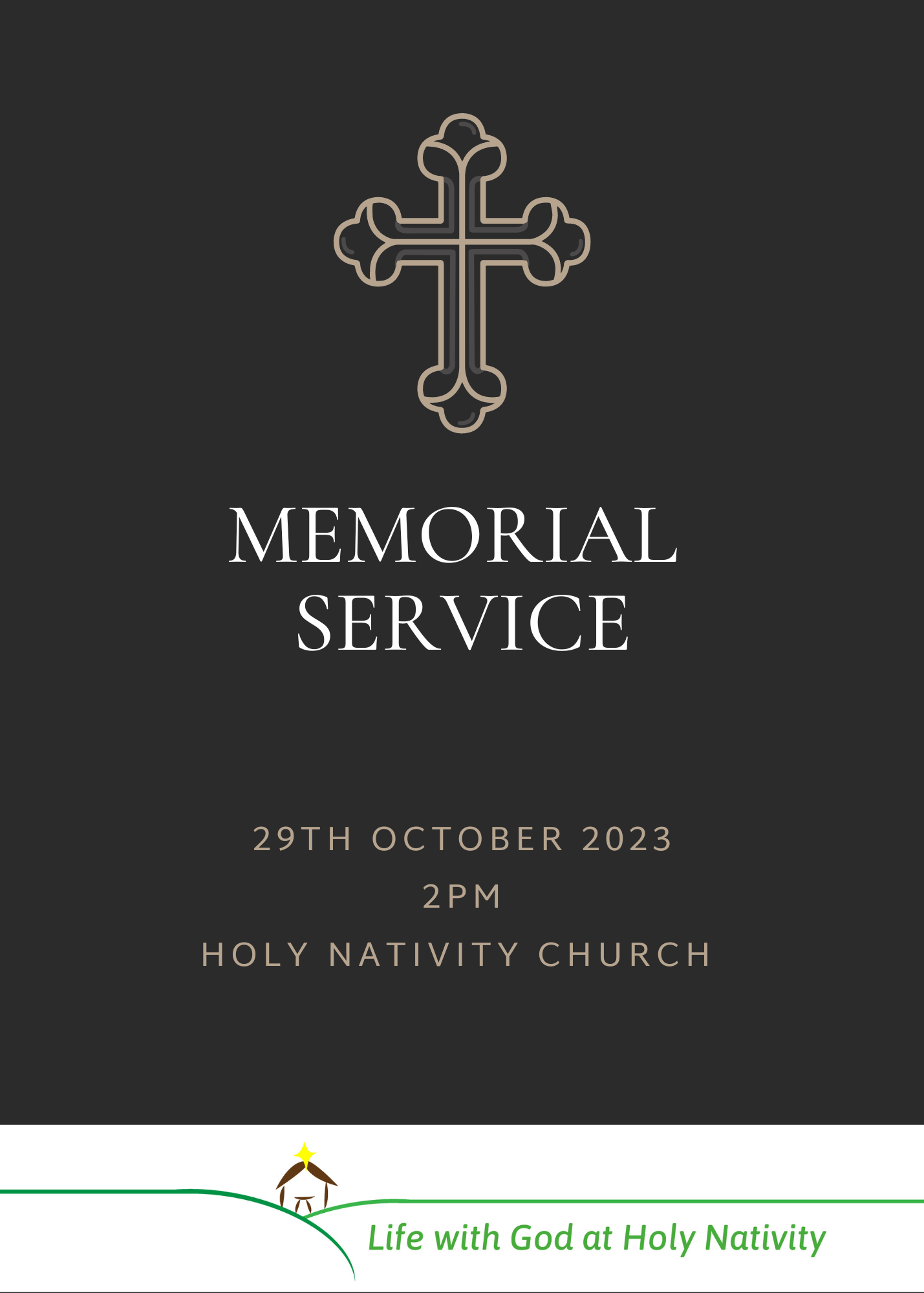 Memorial Service - Holy Nativity Church